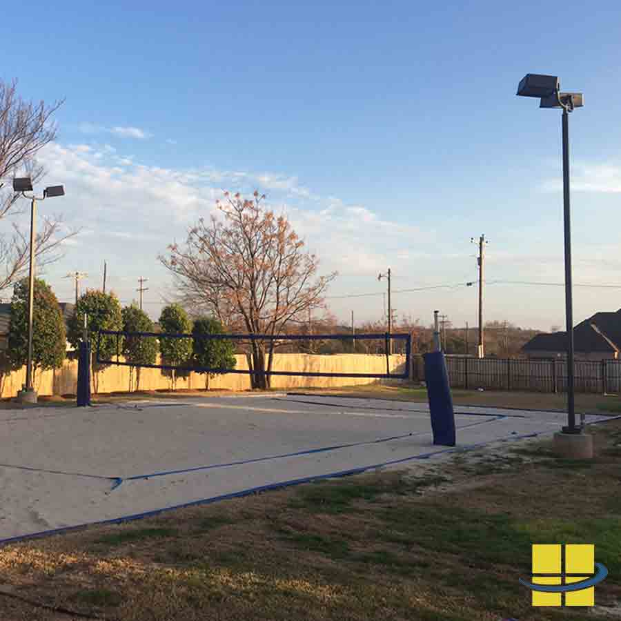 Backyard Volleyball & Recreational Volleyball Lighting