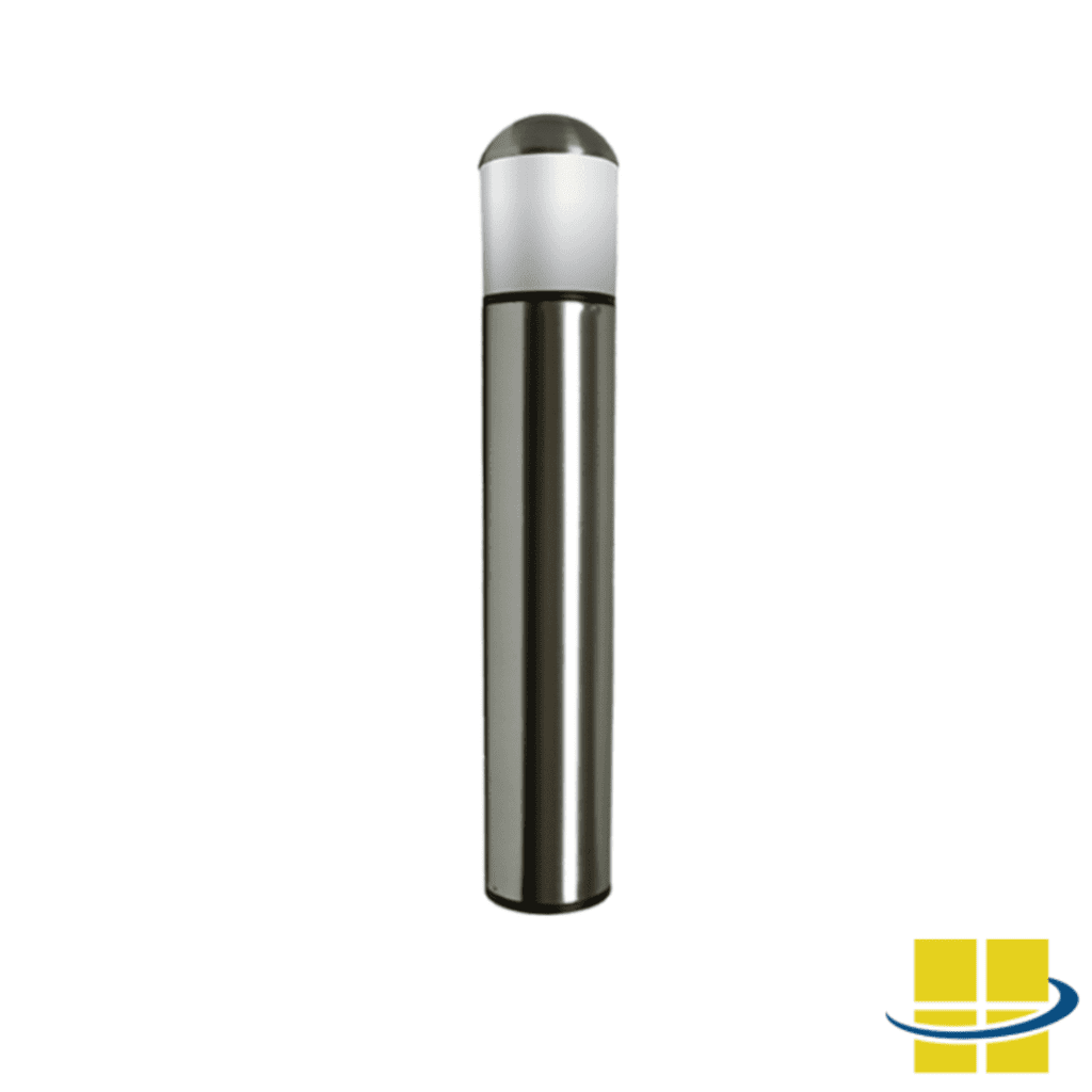 17w Stainless Steel LED Bollard Light with Opal Diffuser Lens