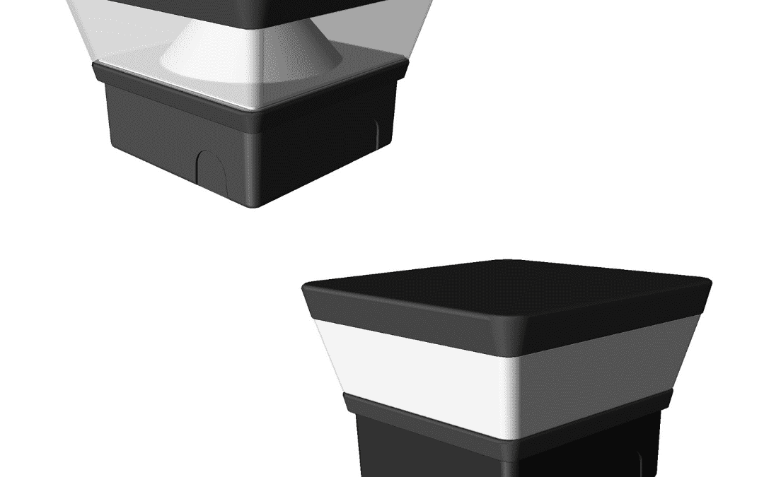 Commercial Outdoor Column Top Light Fixture - Pillar Top Lights