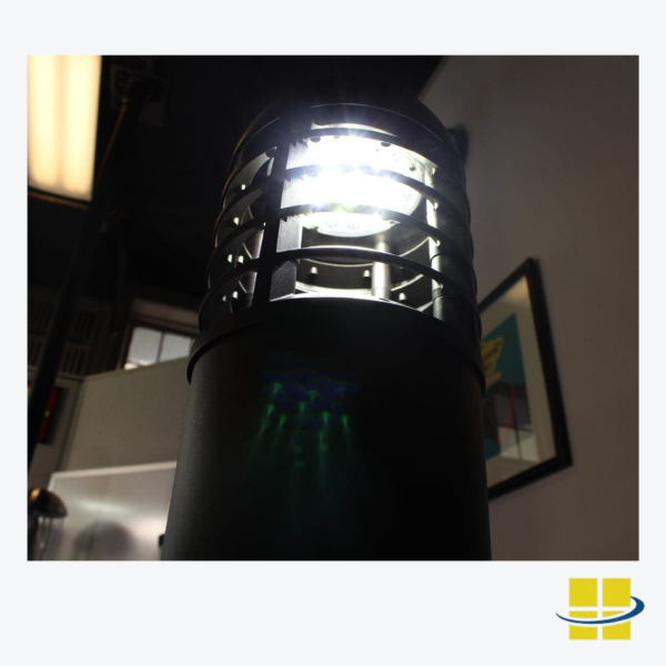 25w LED Marine Outdoor Round Dome Top Bollard Light